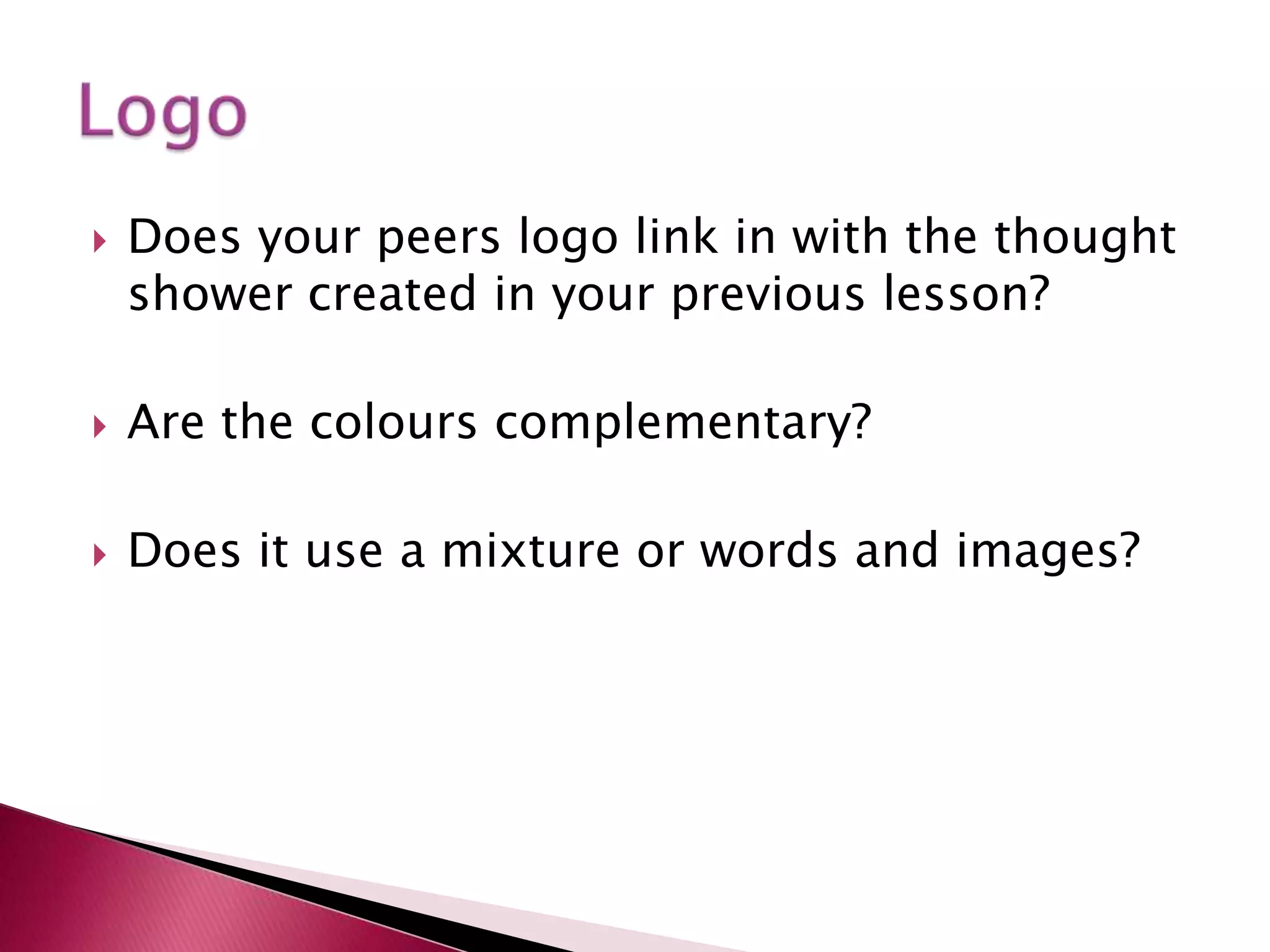 Peer evaluation questions | PPTX