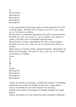 Peer Feedback Rubric for Literary Analysis OutlineInstructions .docx