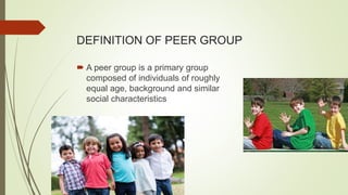 ECOLOGY OF PEER GROUP | PPTX