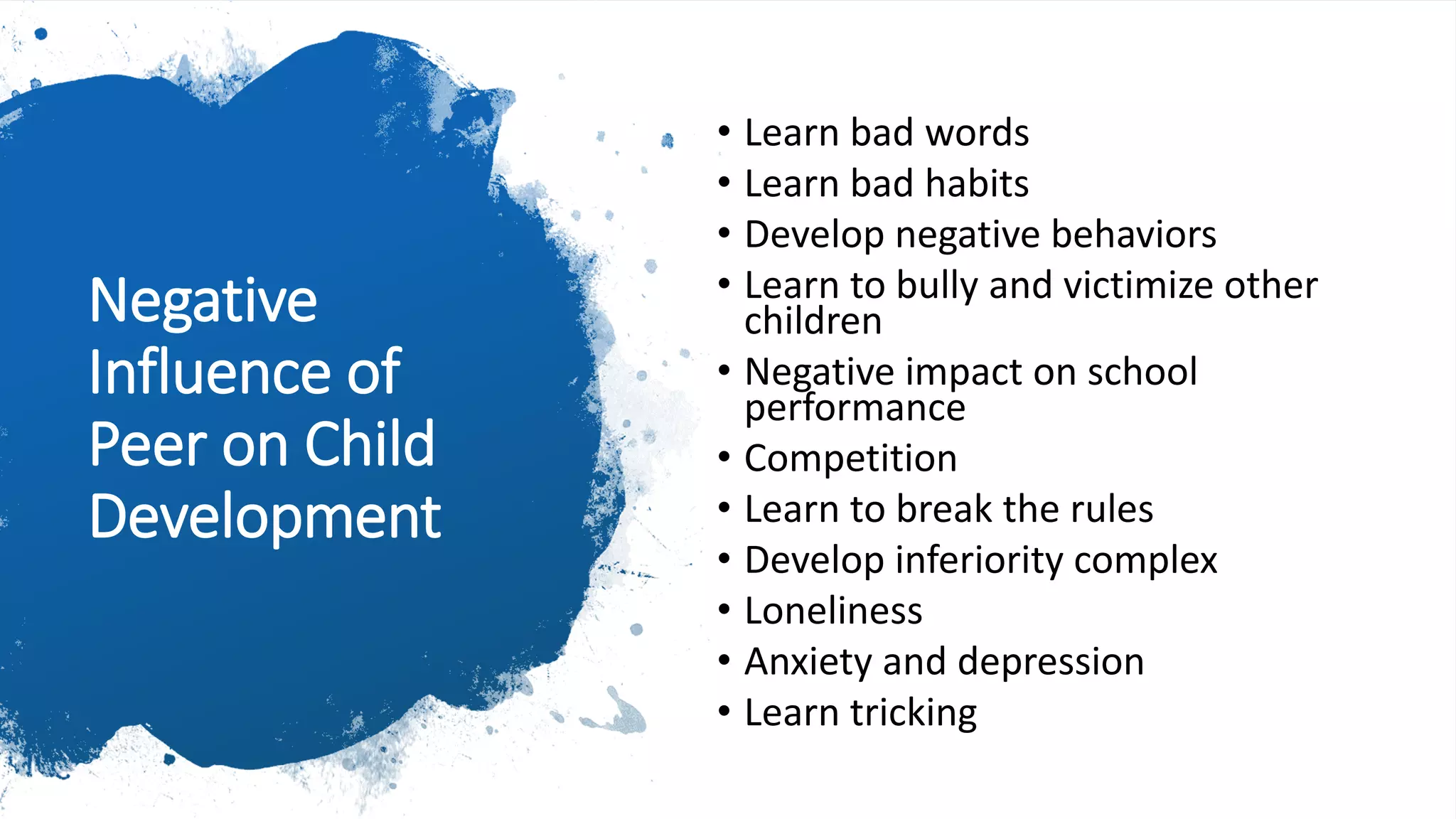 Peer influence on child development | PPT