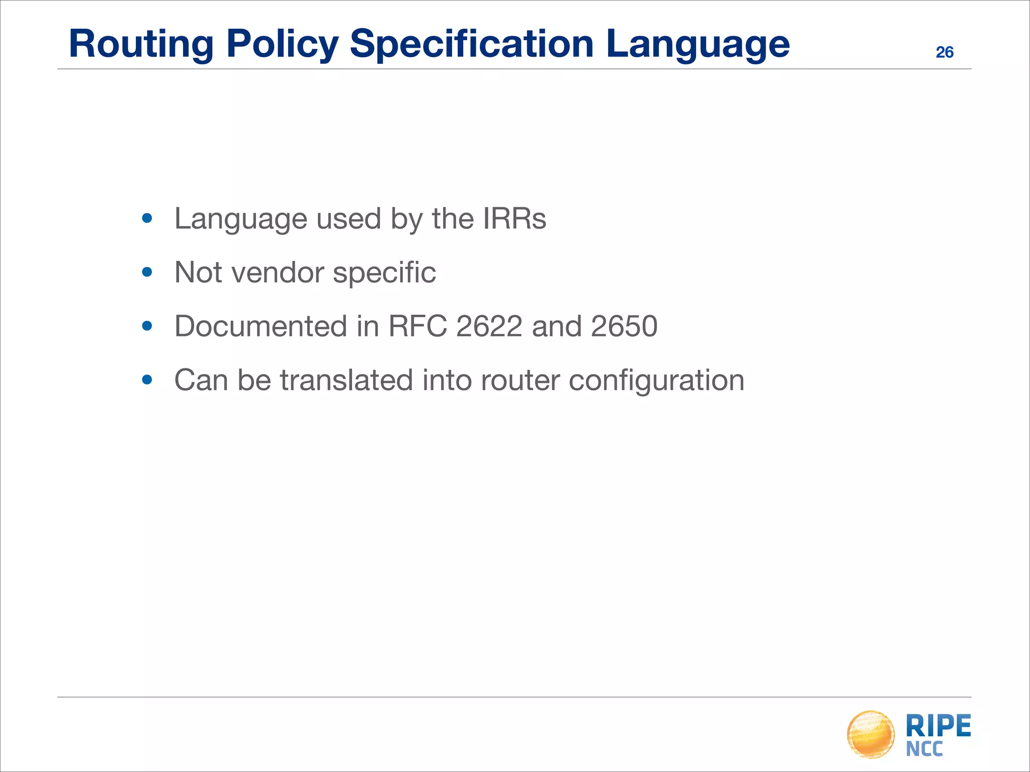 Routing Security Workshop | PPT