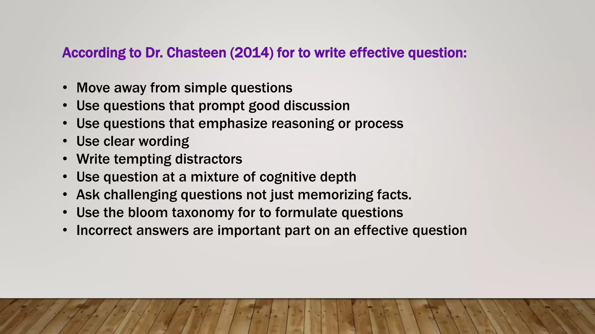 Peer instruction method | PPT | Free Download