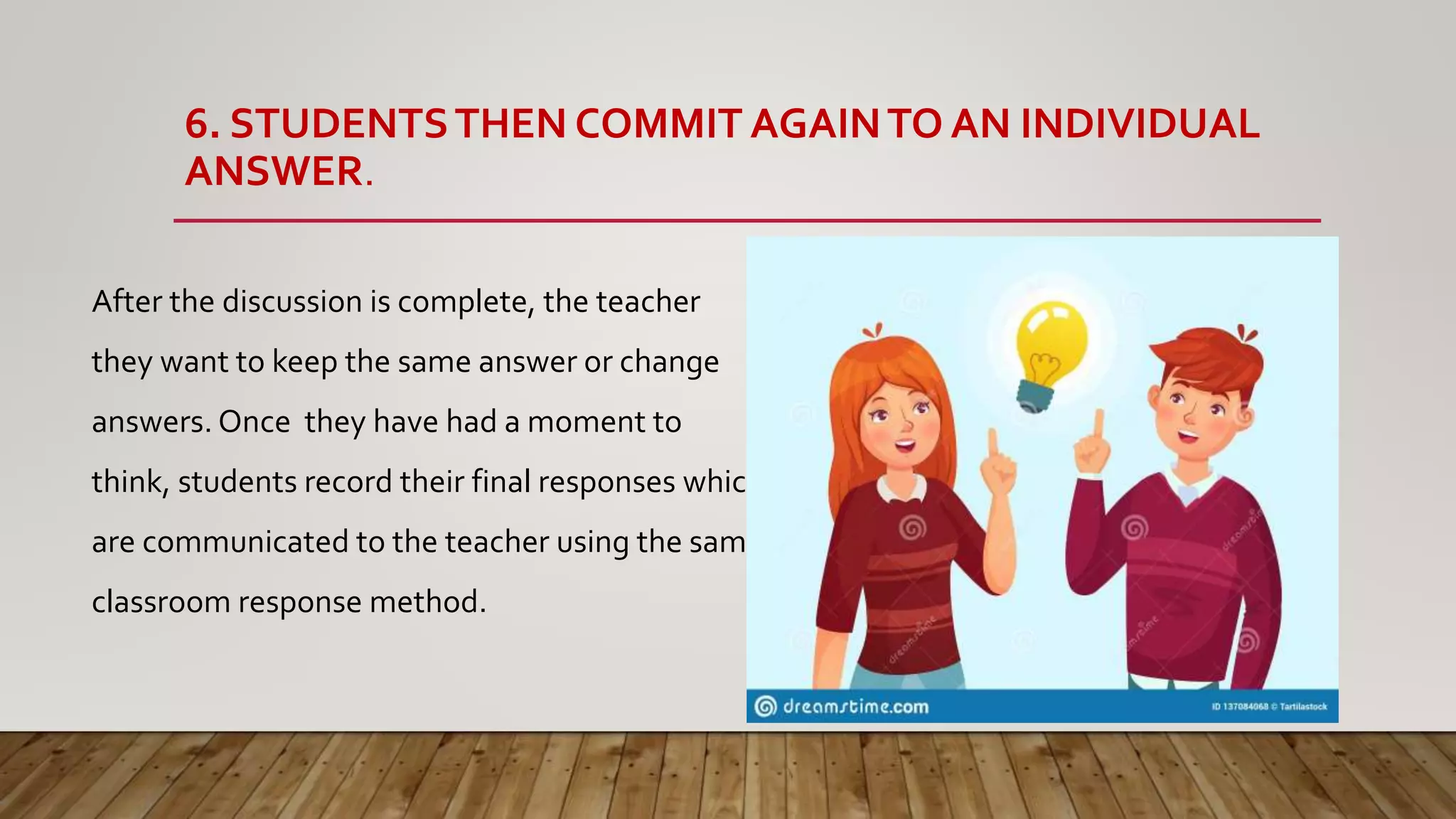 Peer instruction method | PPT | Free Download