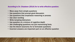 Peer instruction method | PPT | Free Download