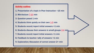 Peer instruction method | PPT | Free Download