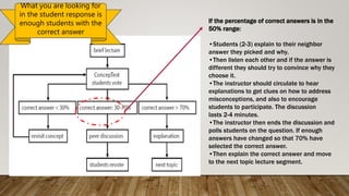 Peer instruction method | PPT | Free Download