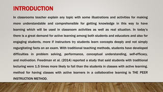 Peer instruction method | PPT