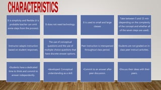 Peer instruction method | PPT