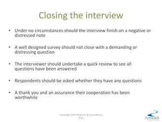 Patient and Public Engagement - Training for Peer Interviewers workshop - Sample slides | PPT