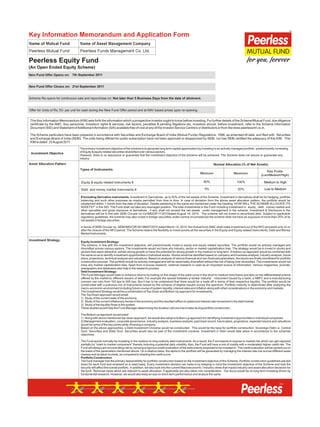 Peerless mutual fund common application form with kim | PDF