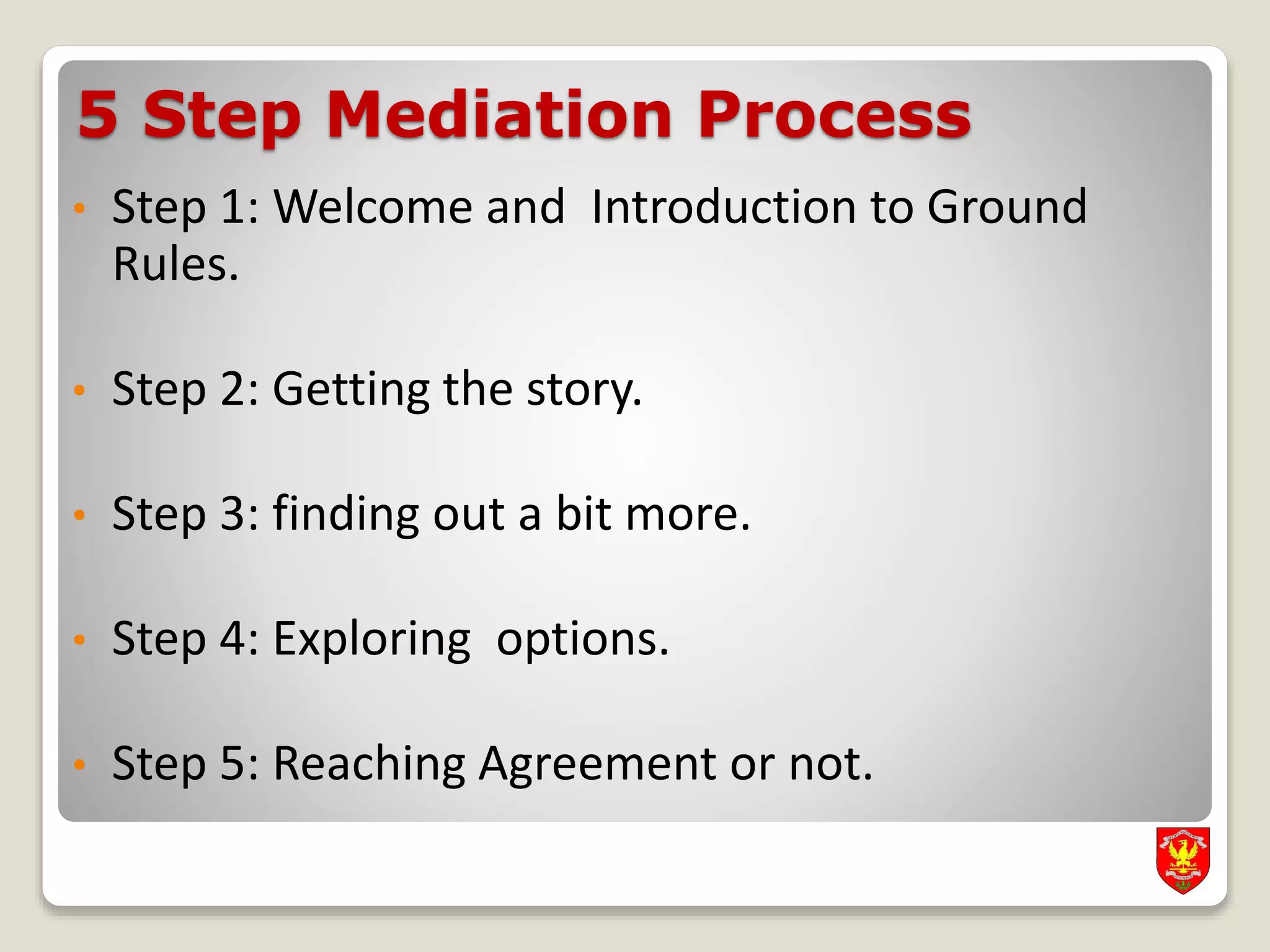 Peer Mediation Mid Calder Primary School | PPTX