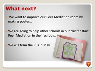 Peer Mediation Mid Calder Primary School | PPTX