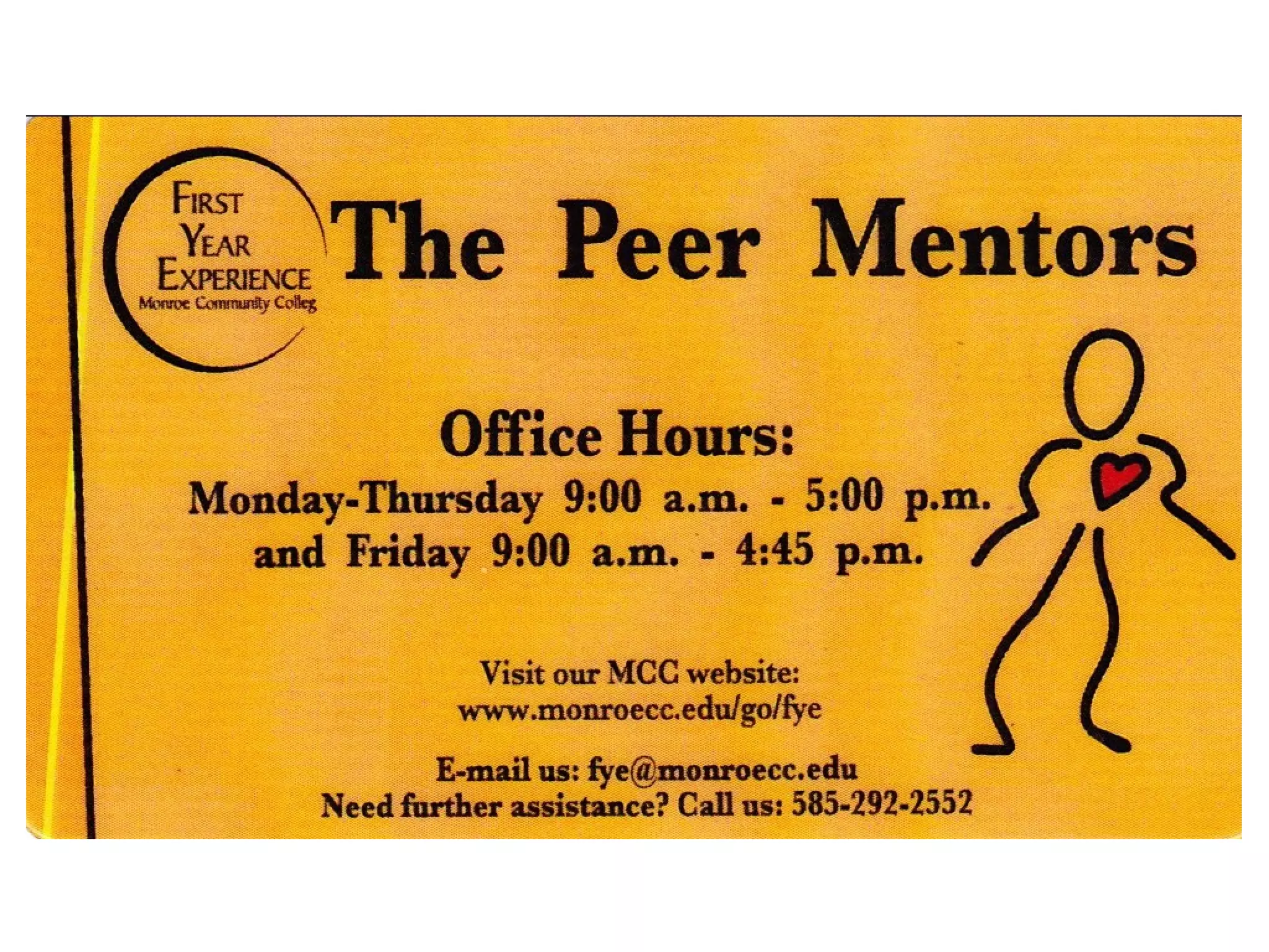 Peer Mentor Business Card | PPT