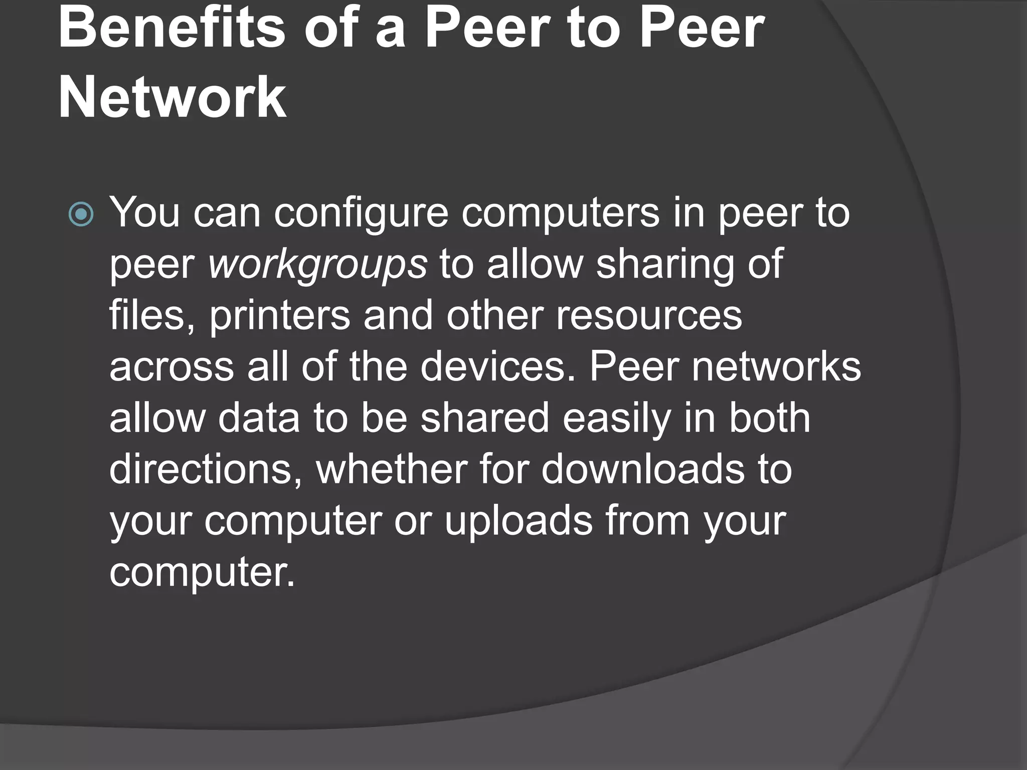 Peer To Peer Pptx Computer Networking Computing 5576