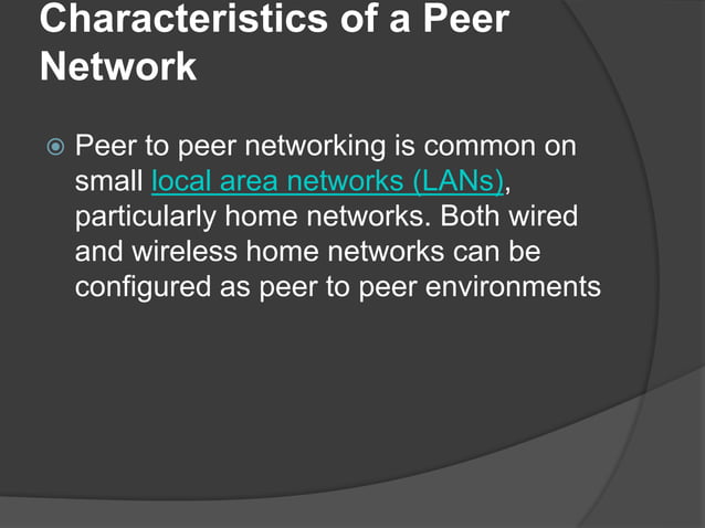 Peer to peer | PPTX | Computer Networking | Computing