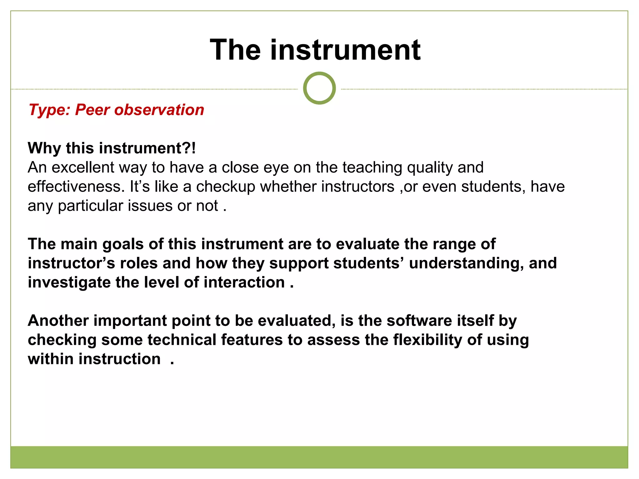 Peer observation | PPT