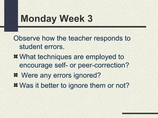 Peer observation in teacher development | PPT