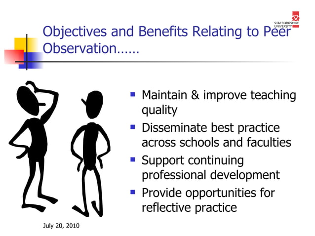 Peer observation of teaching | PPT | Educational Assessment | Education