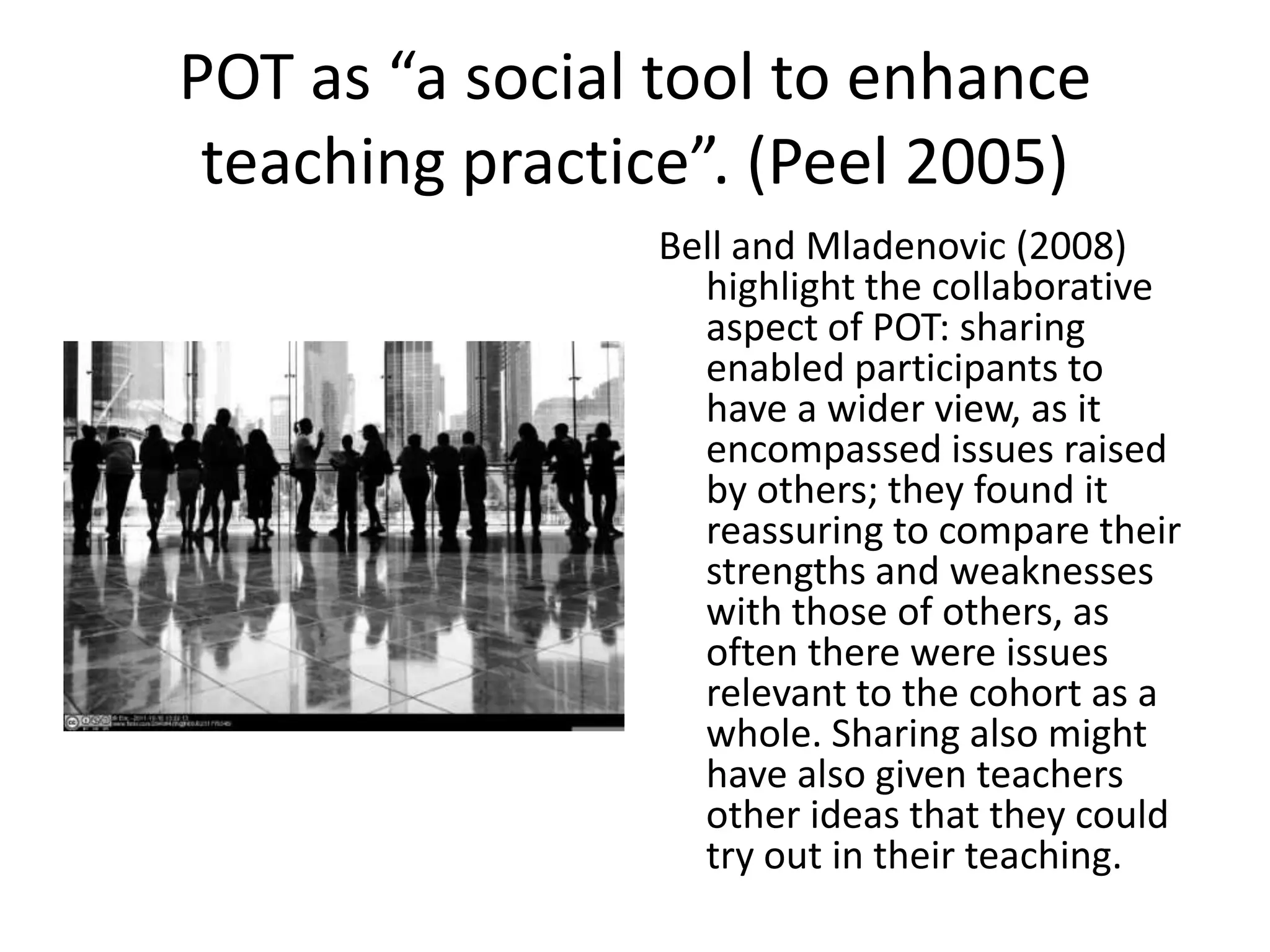 Peer observation of teaching | PPTX
