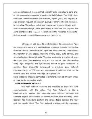 Peer peer messaging system (synopsis) | DOC