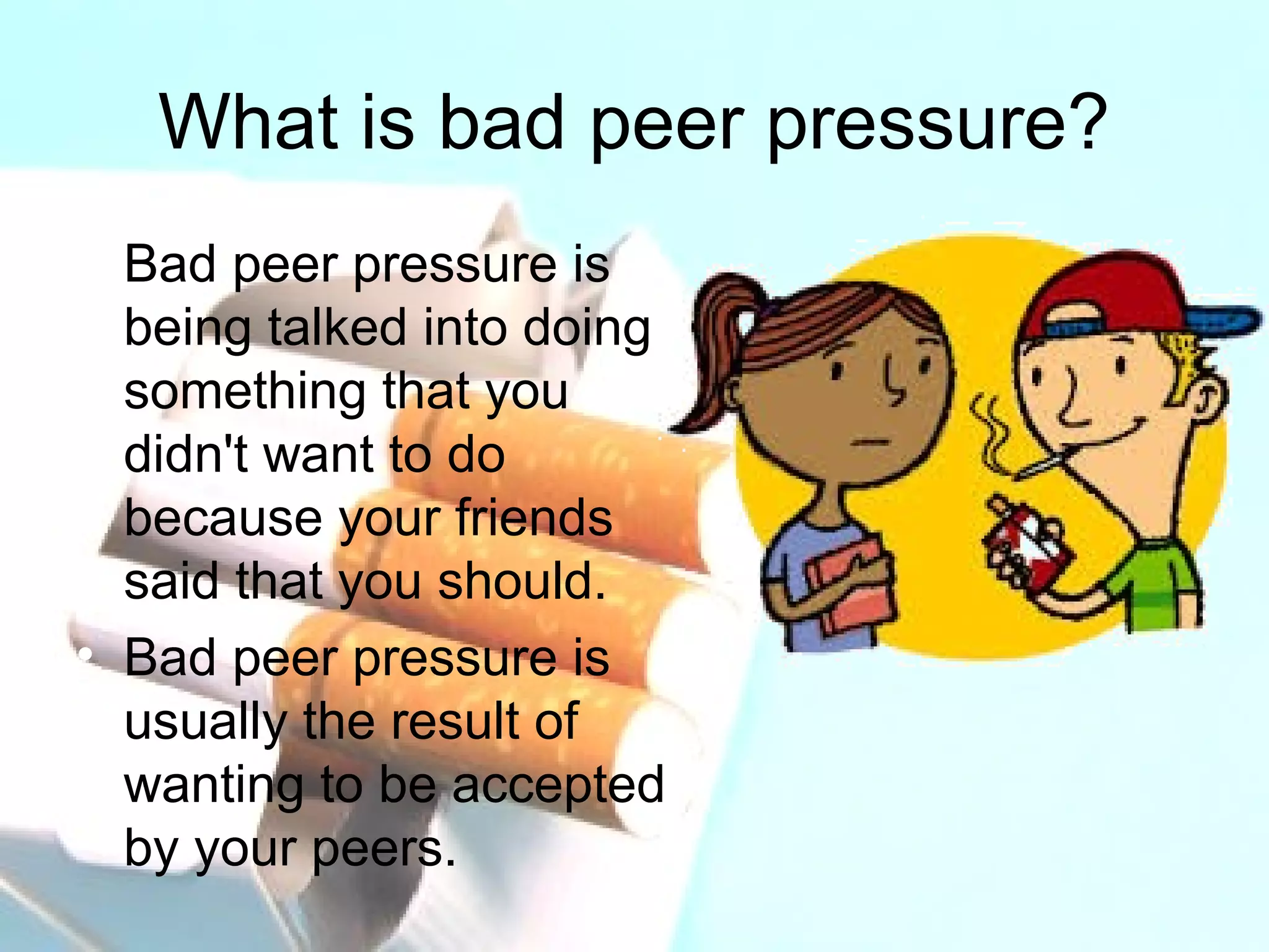Peer pressure | PPT