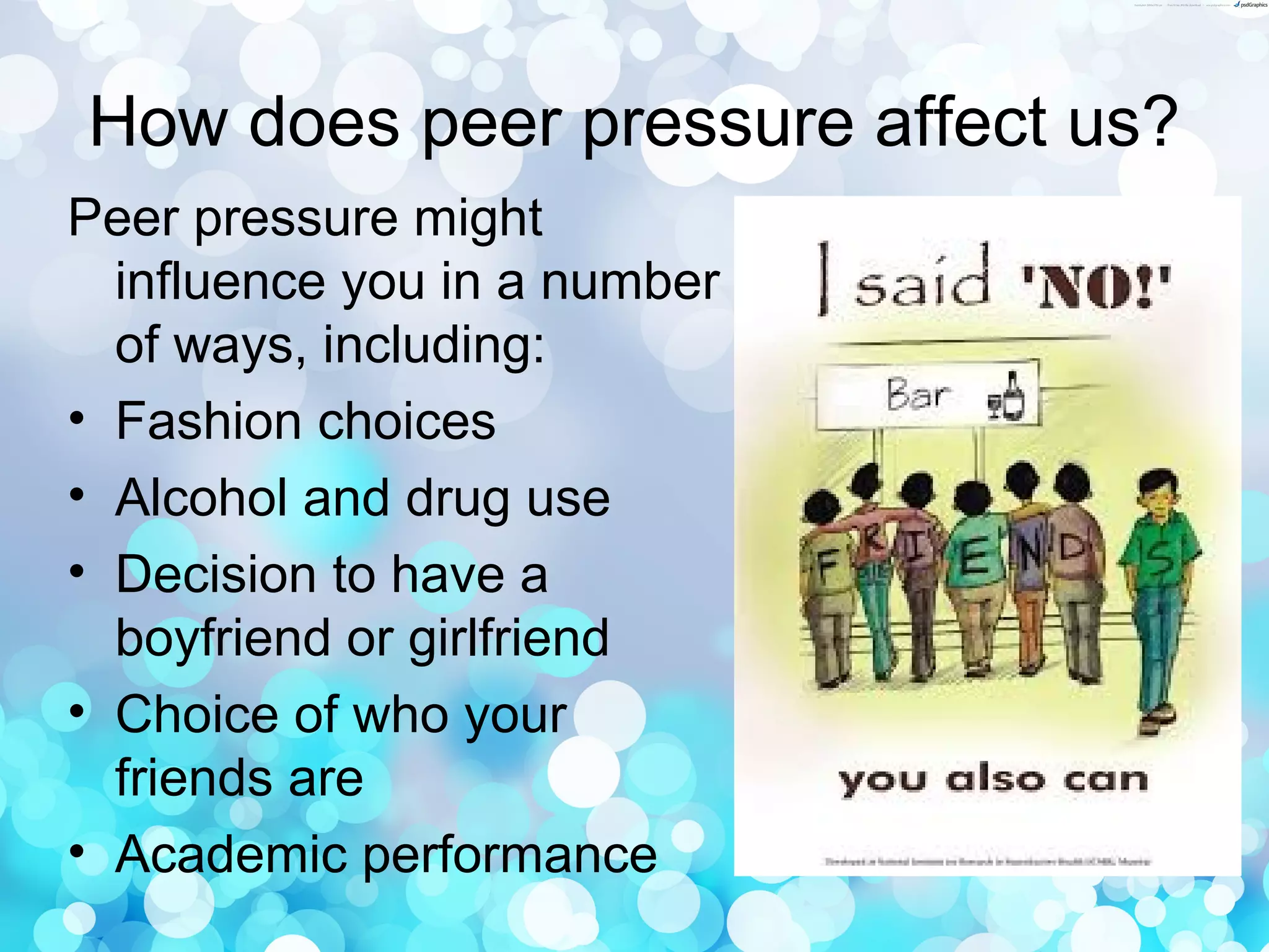 Peer pressure | PPT