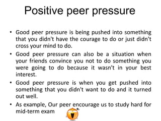 Peer pressure | PPTX