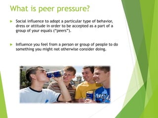 Peer pressure (Good or Bad) | PPTX