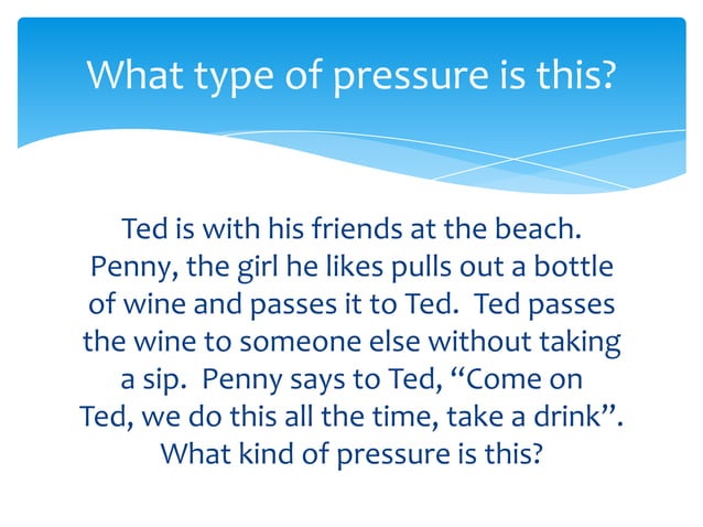 Peer pressure presentation | PPTX