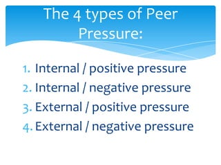 Peer pressure presentation | PPTX