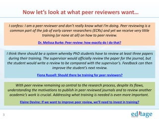 Peer reviewer training evaluation_ April 2018.ppsx