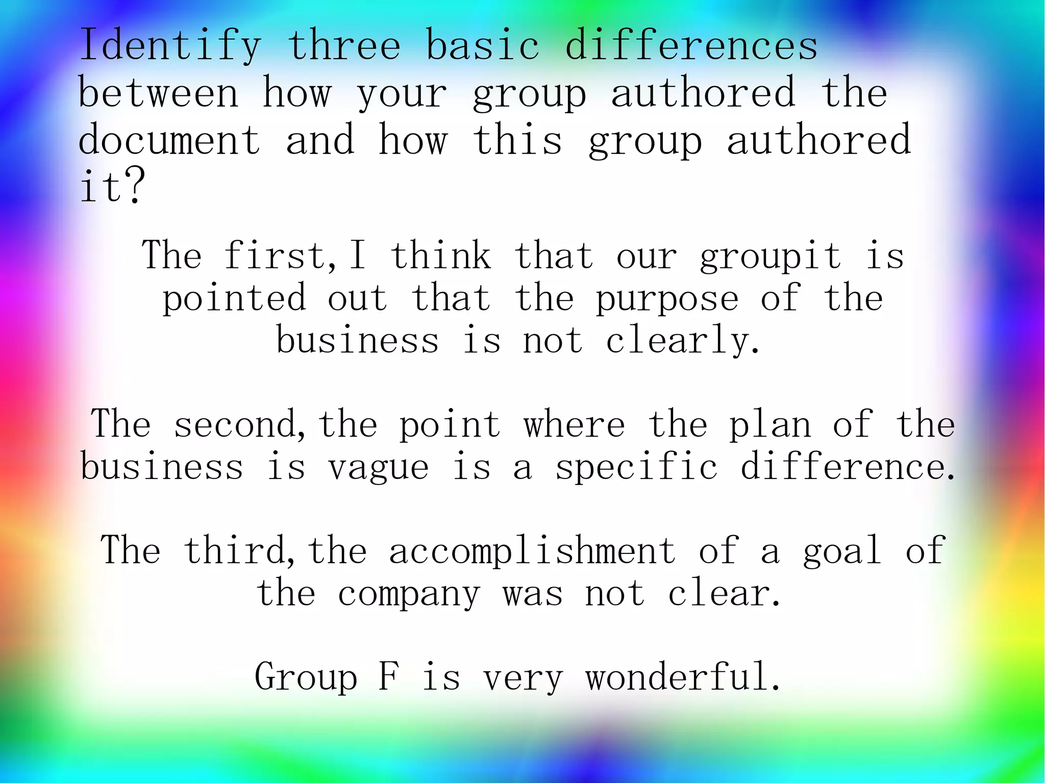 Peer review exercise 1 | PPT