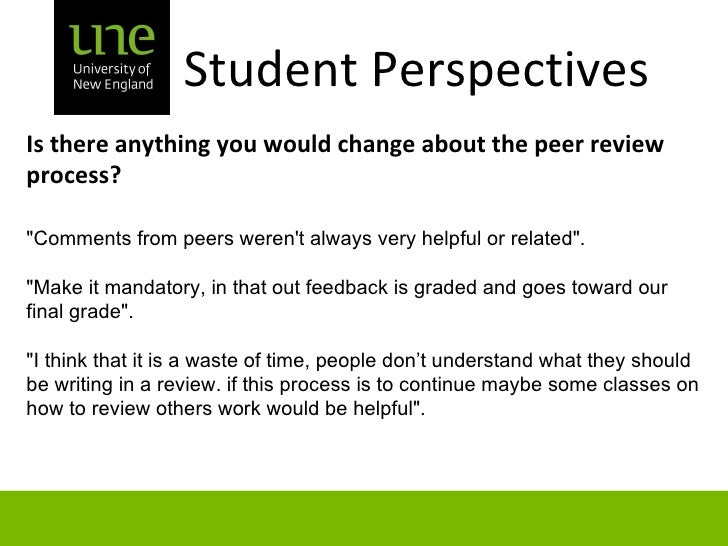 Peer review presentation
