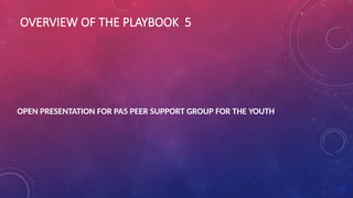 PEER SUPPORT GROUP FOR THE YOUTH PRESENTATION.pptx