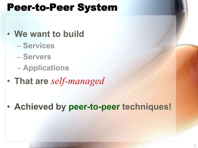 Peer to peer | PPT