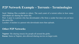 Peer To Peer.pptx | Computer Networking | Computing