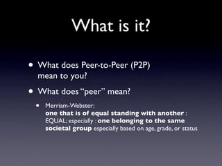 Peer-to-Peer Systems | PDF