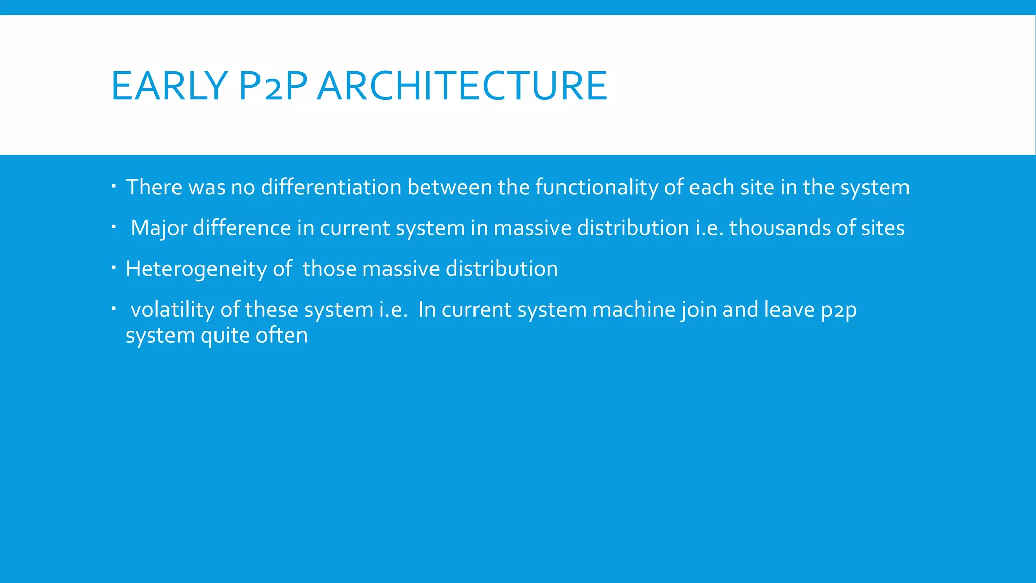 Peer to peer data management | PPTX