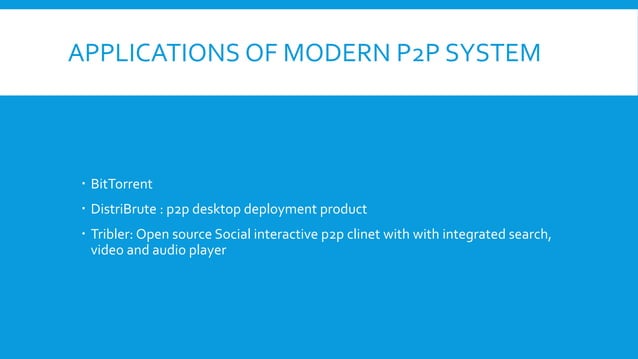 Peer to peer data management | PPTX