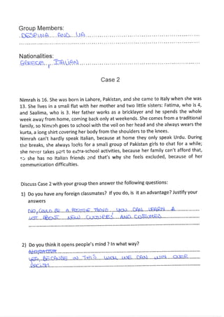 Peer to peer english activities | PDF