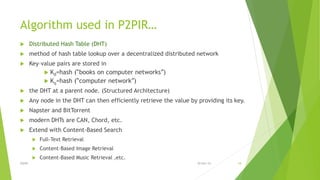 Peer to Peer Information Retrieval | PPTX