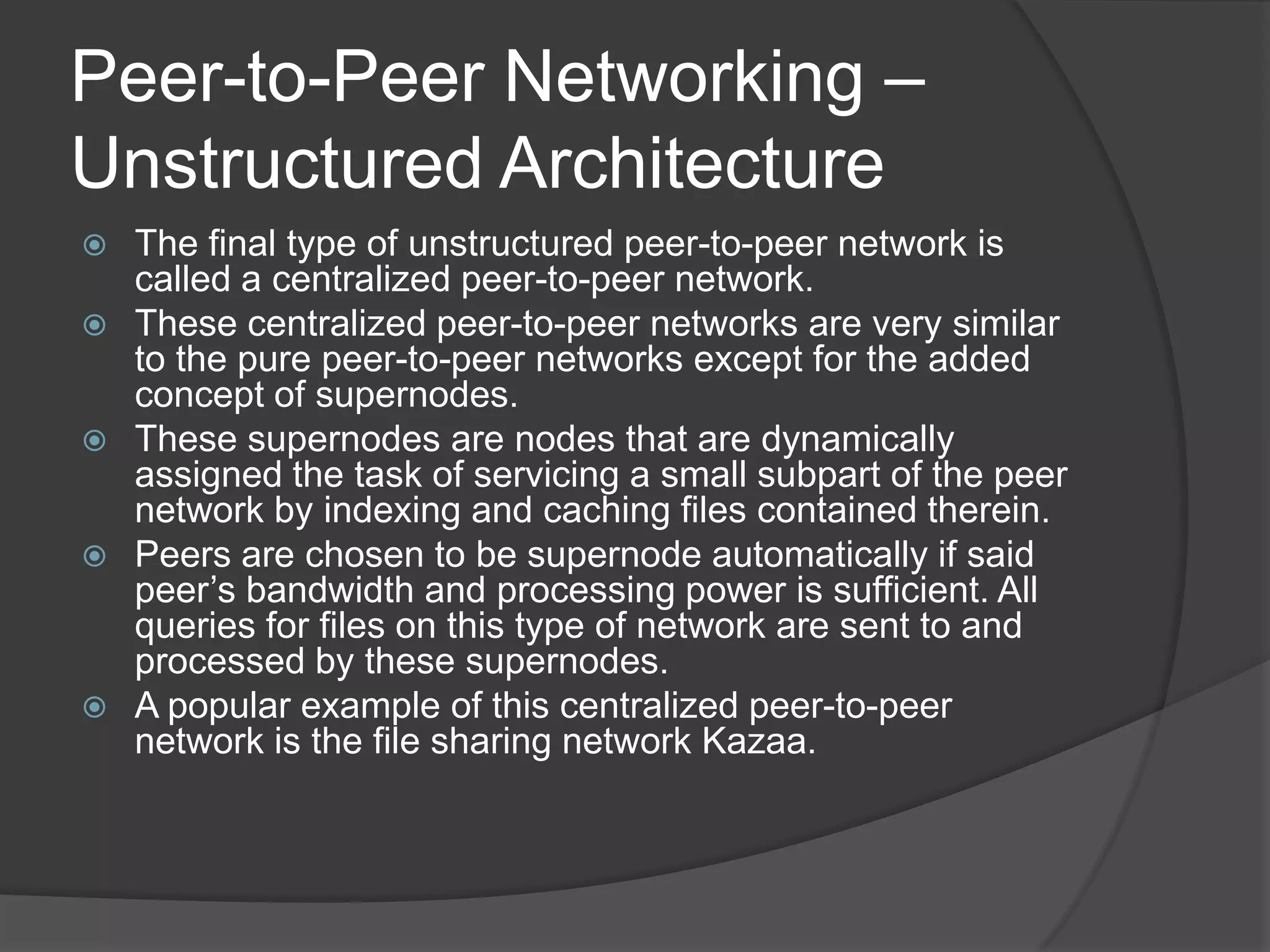 Peer To Peer Networking | PPTX
