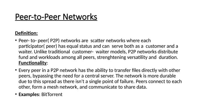 Peer to peer Networking in Computer Science.pptx