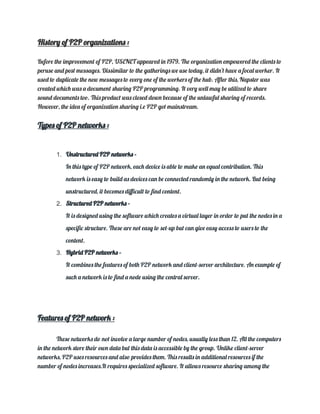 Peer to peer (p2p) | PDF