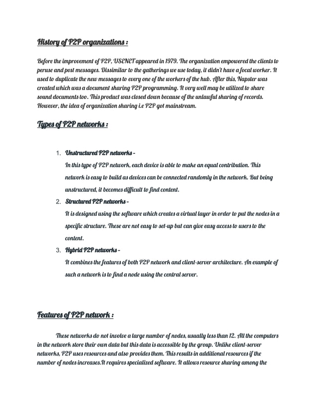 Peer to peer (p2p) | PDF | Computer Networking | Computing