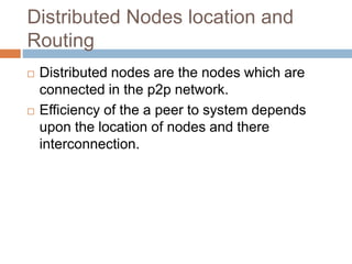 Peer to peer system | PPTX
