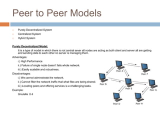 Peer to peer system | PPTX