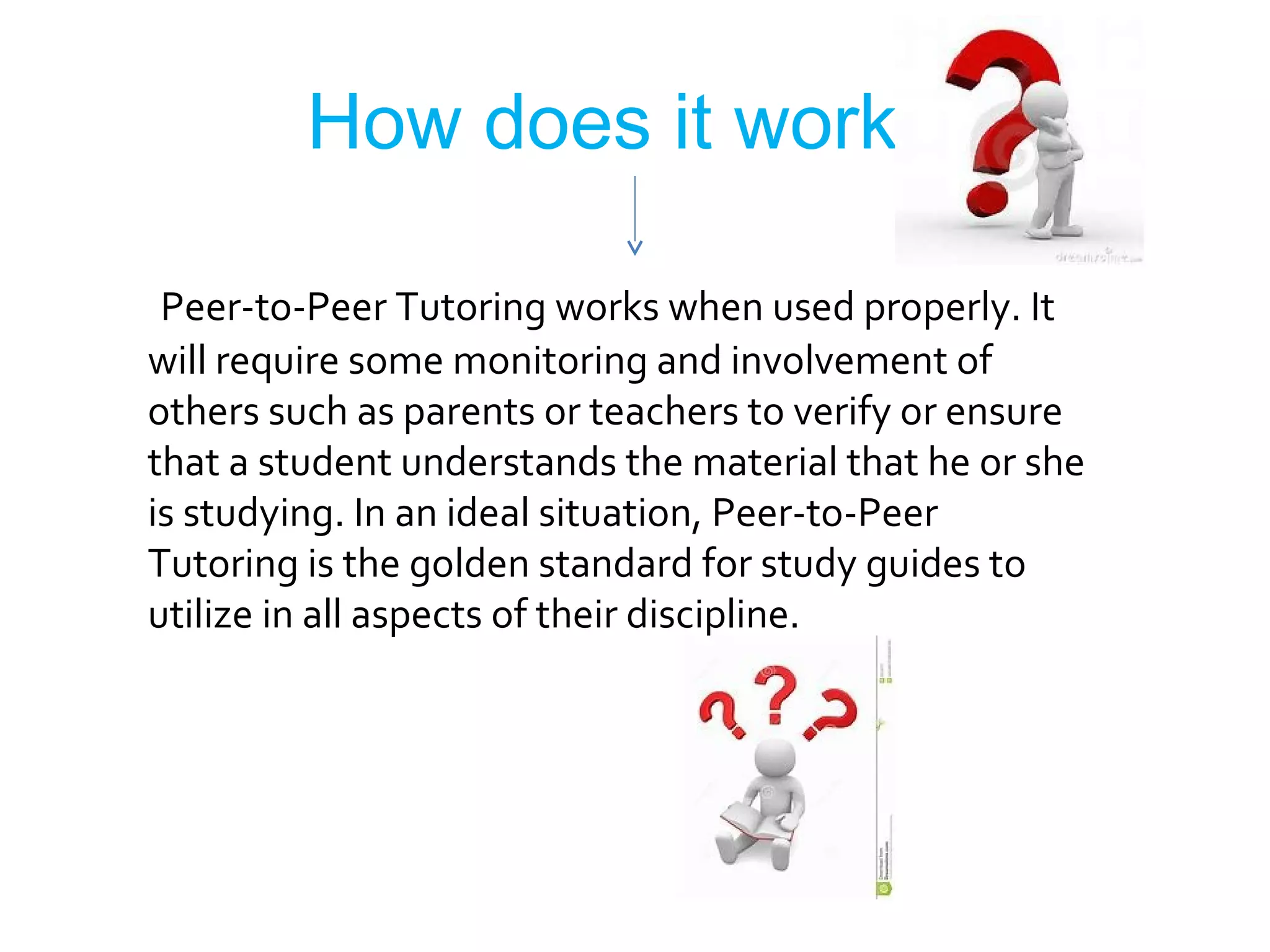 Peer tutoring | PPT