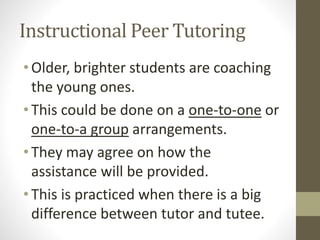Peer tutoring power point 2 | PPTX