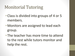 Peer tutoring power point 2 | PPTX